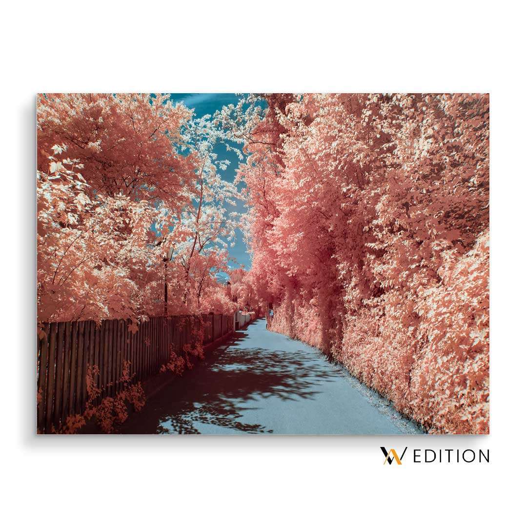 Wandbild Infrared Road - Galerie Kunstwerk von ArtMind