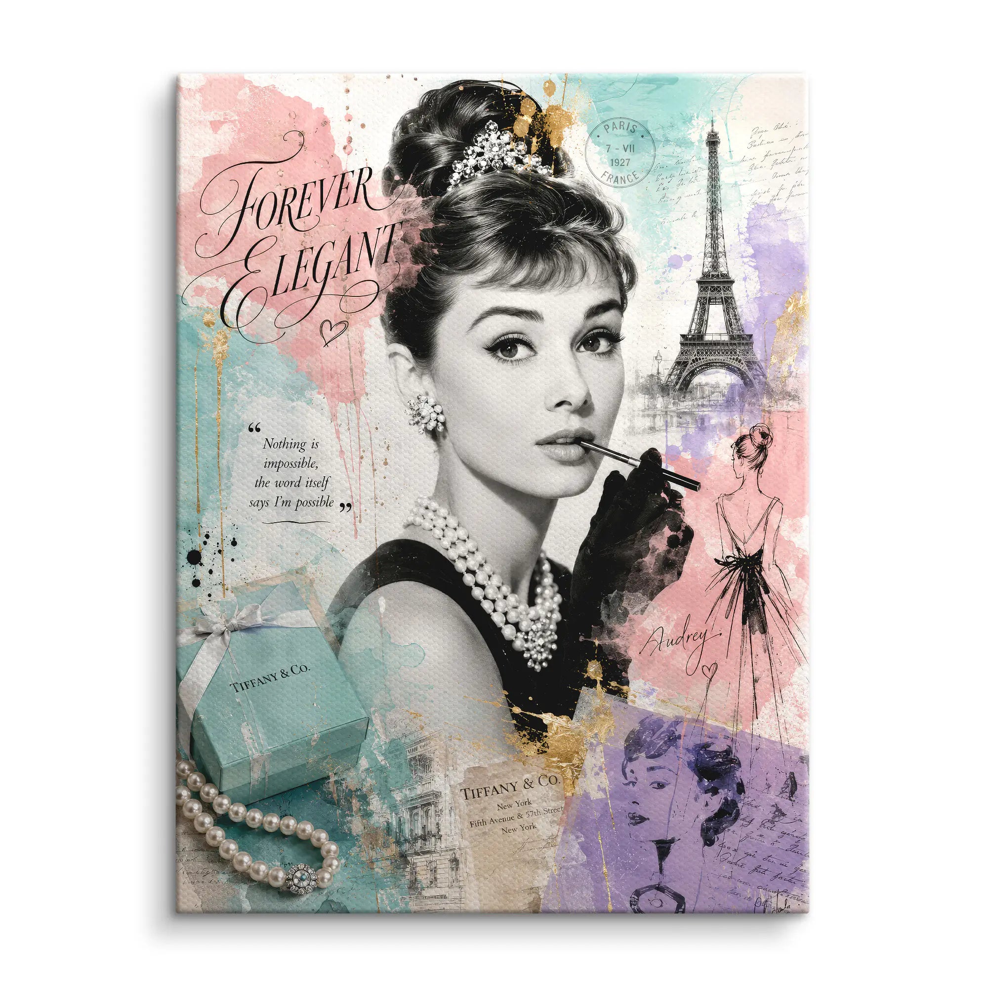 Forever Elegant Wandbild | Audrey Hepburn | ArtMind