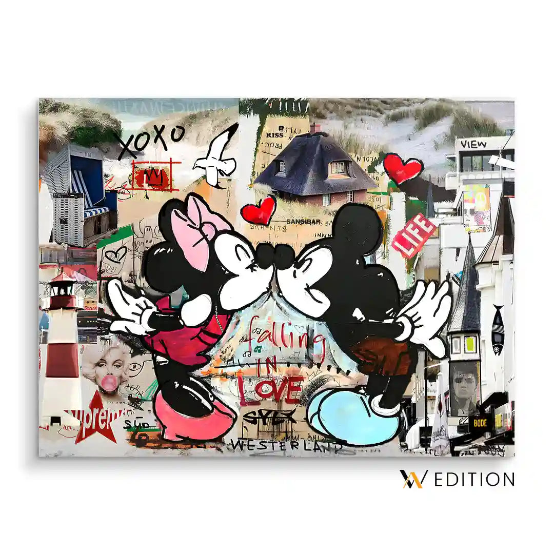 Wandbild - Sylt - Kiss - Galerie Kunstwerk bei ARTMIND bestellen – ArtMind